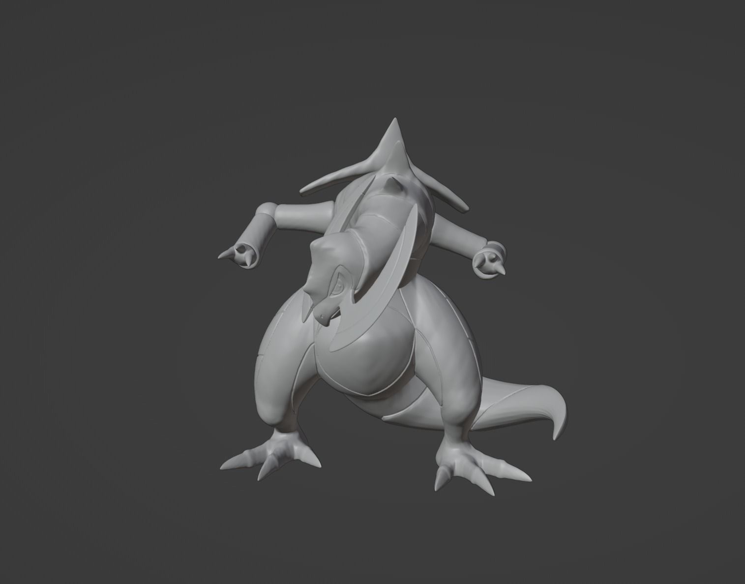 Haxorus pokemon 3D print model 3D model 3D printable | CGTrader