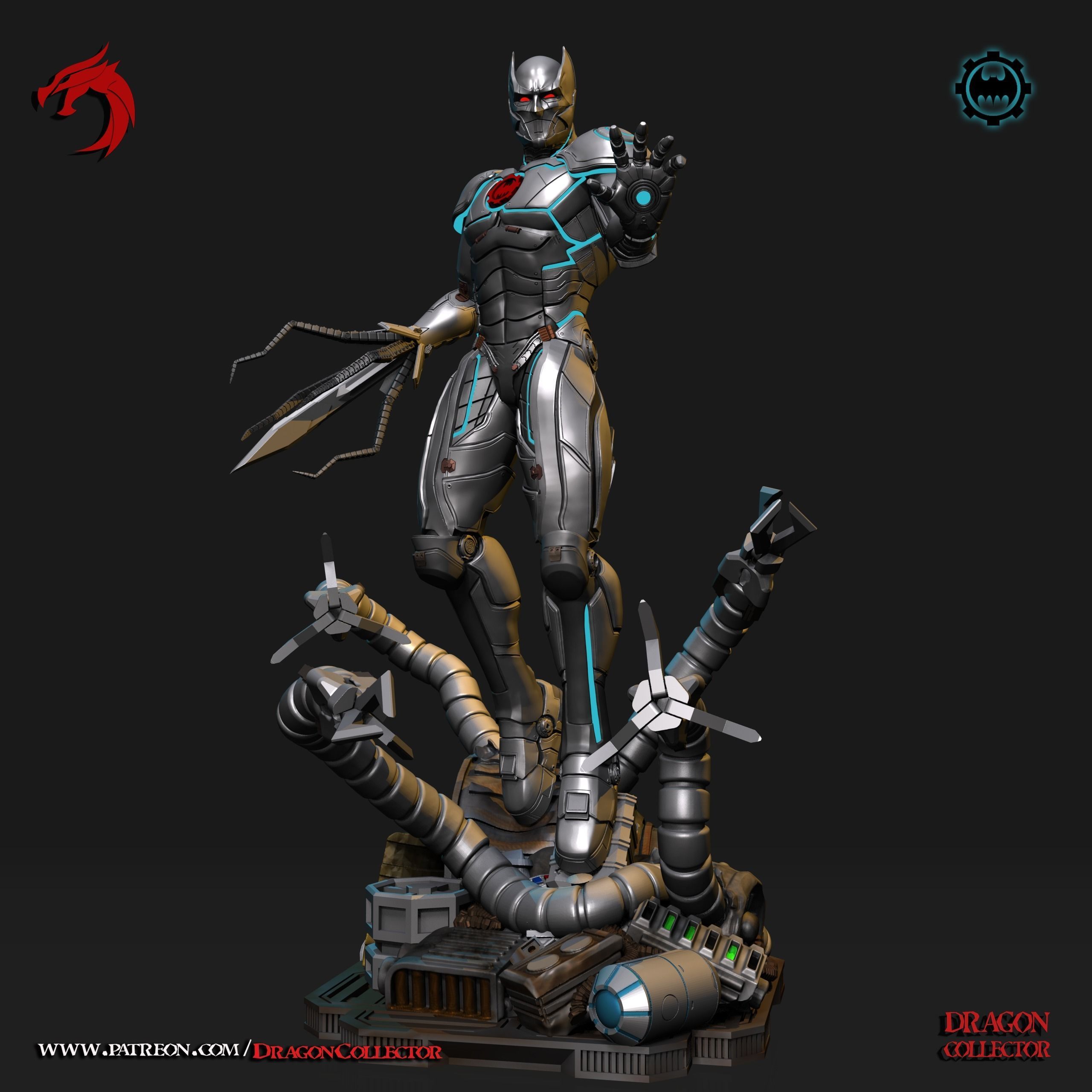 BATMAN - MURDER MACHINE 3D model 3D printable | CGTrader