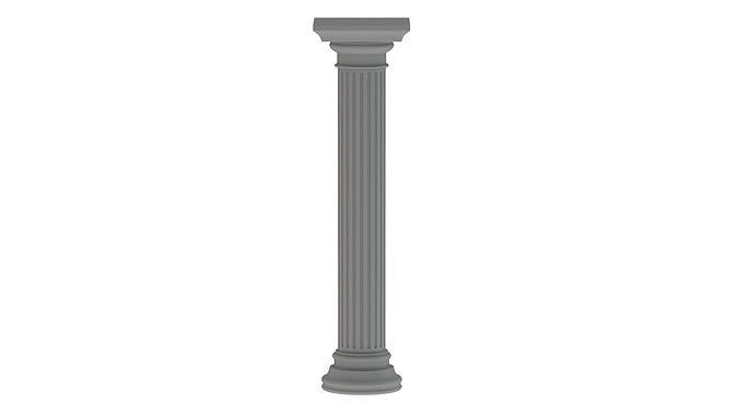 Doric Column 3D model | CGTrader