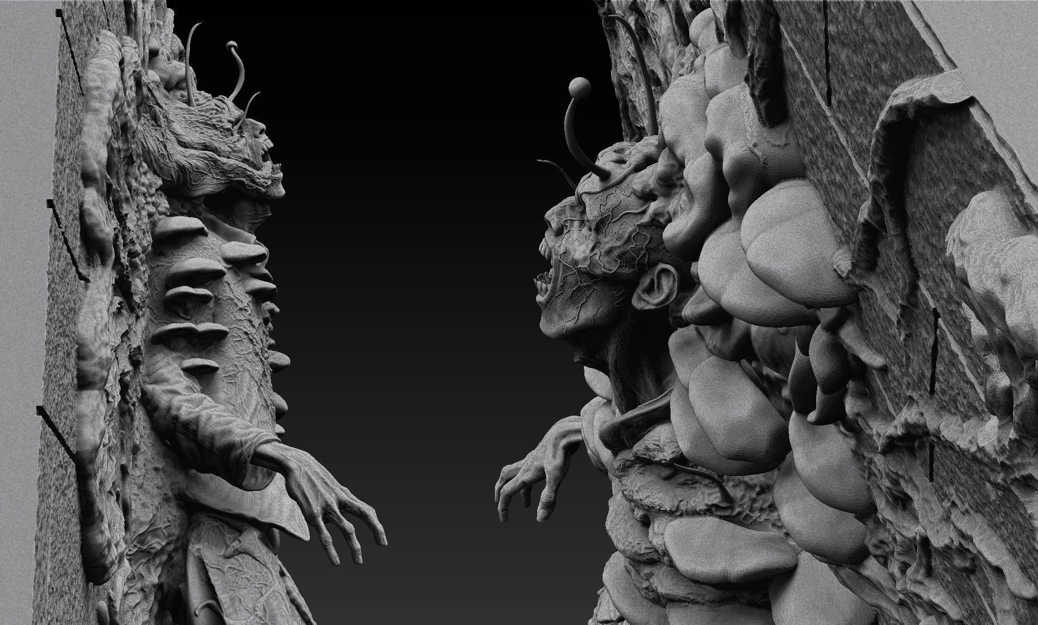 Last of Us - Infected Relief 3D model 3D printable | CGTrader