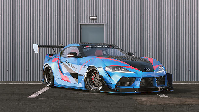 toyota supra rocket bunny 3D model | CGTrader