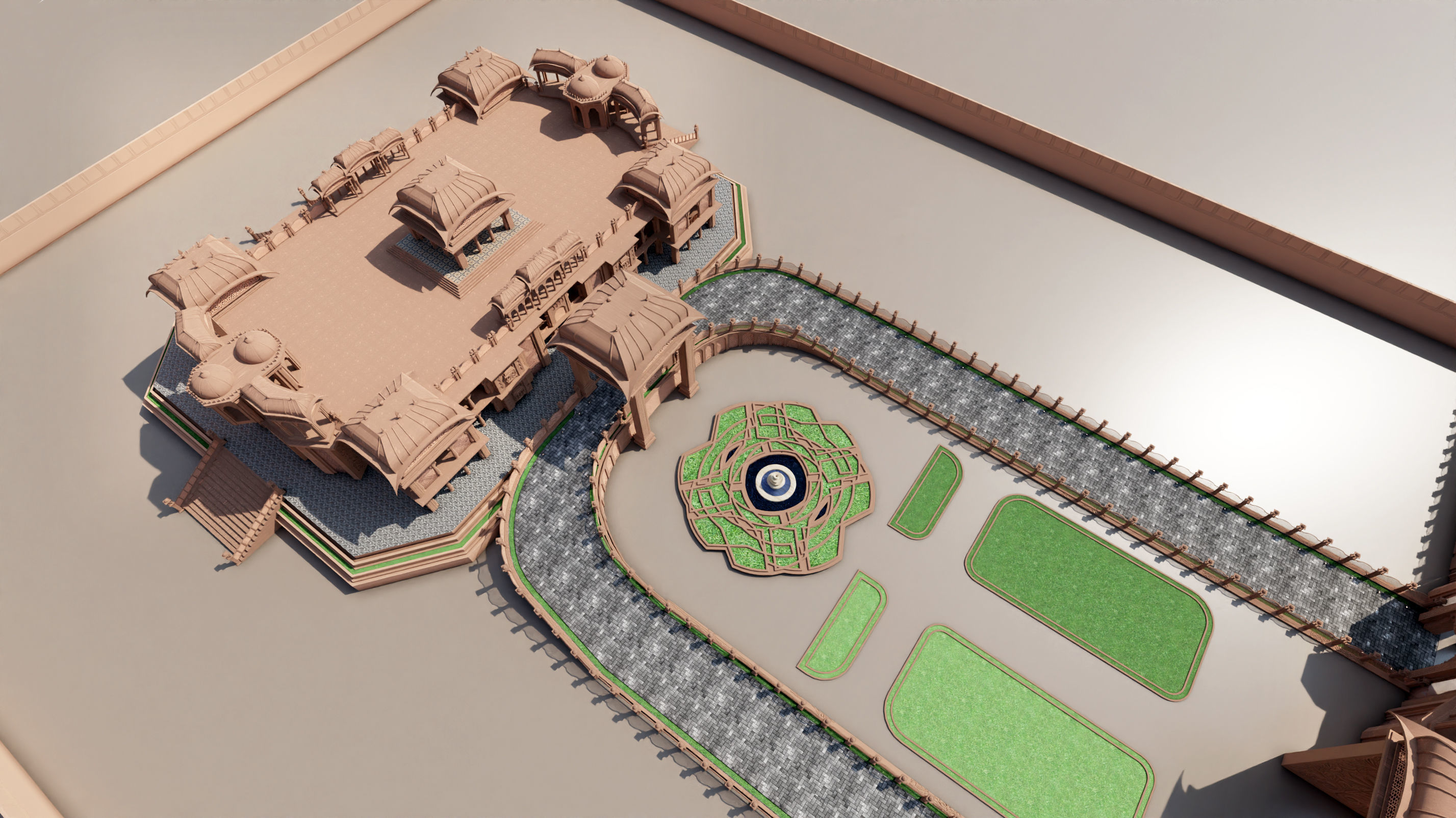 Indian architecture 3D model | CGTrader