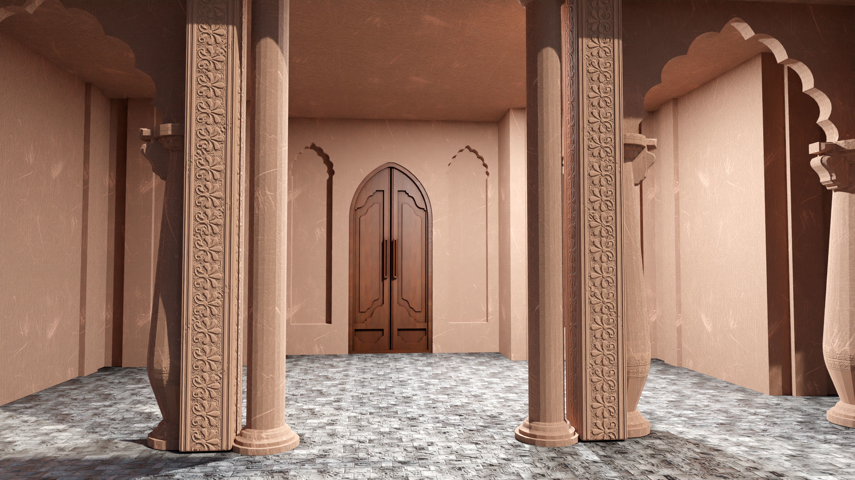 Indian architecture 3D model | CGTrader