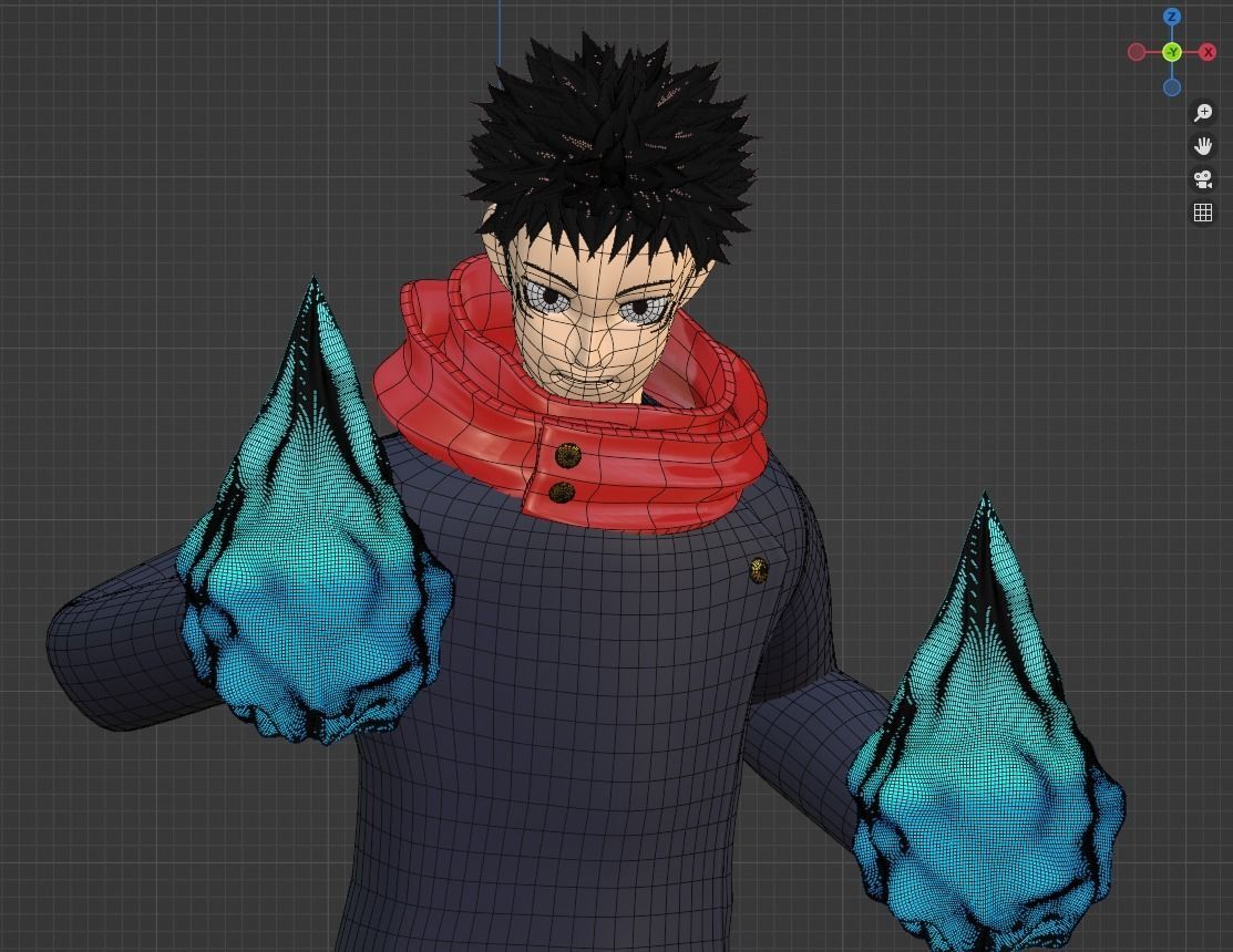 Yuji Itadori - Jujutsu Kaisen 3D model rigged | CGTrader