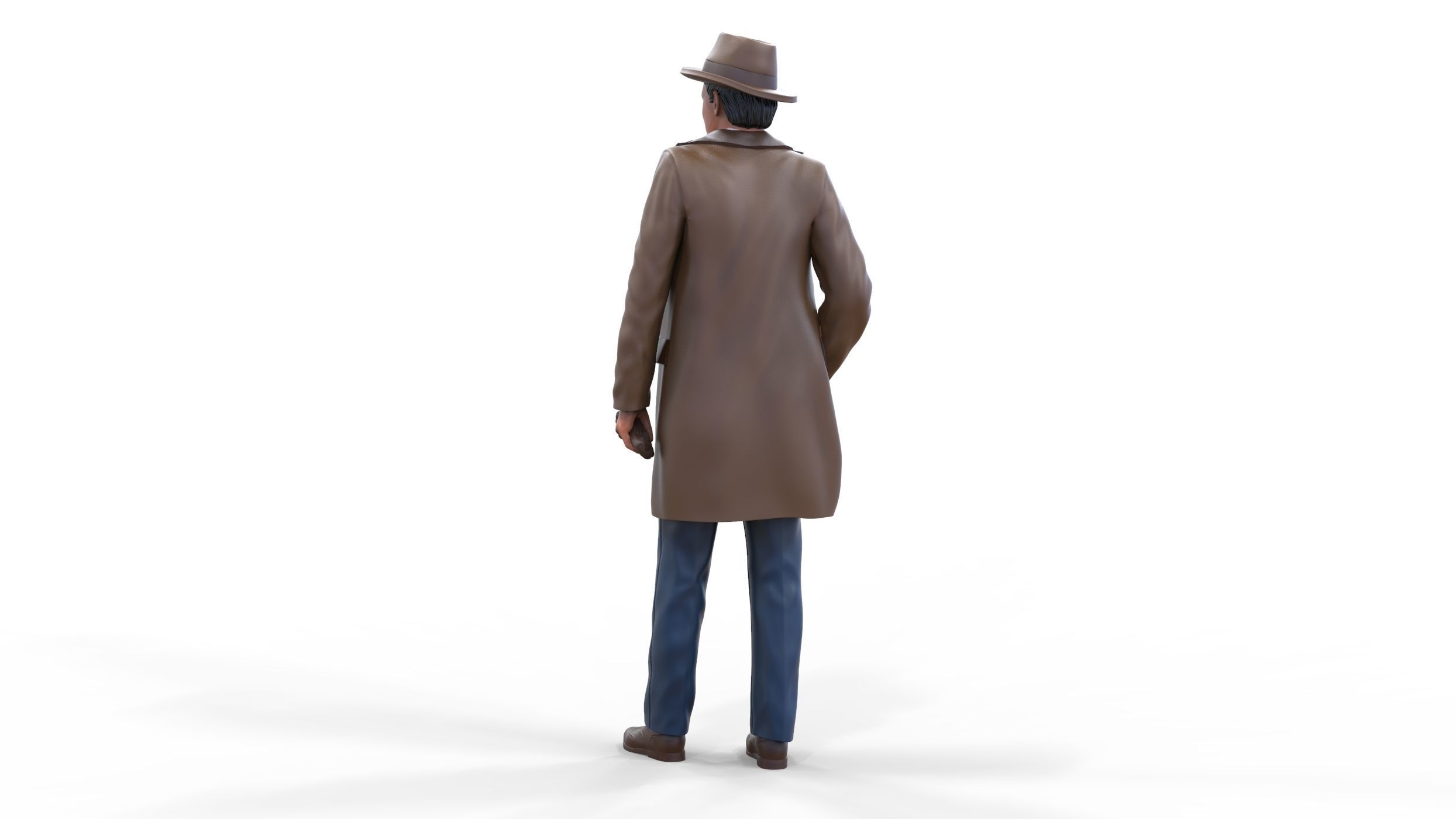 N2 Man standing official style or construction worker 3D model 3D ...