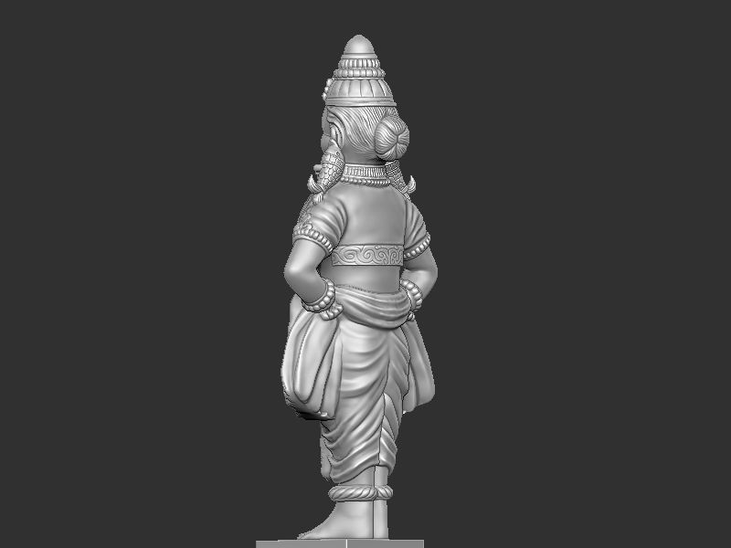 Vitthal Rukmini God 3D model 3D printable | CGTrader