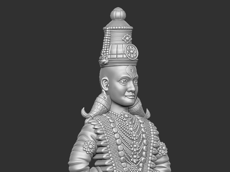 Vitthal Rukmini God 3D model 3D printable | CGTrader