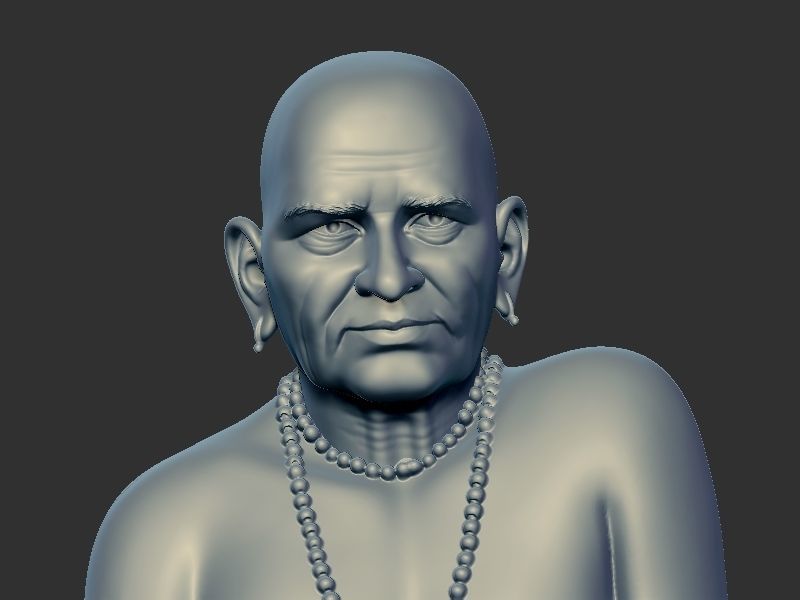 Swami samarth 3D model 3D printable | CGTrader