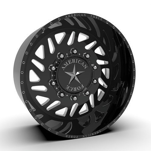 AMERICAN FORCE 6H02 SIEGE SD WHEEL 3D model 3D printable | CGTrader