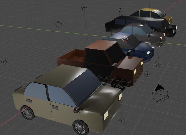 3D model Cars Asset VR / AR / low-poly | CGTrader