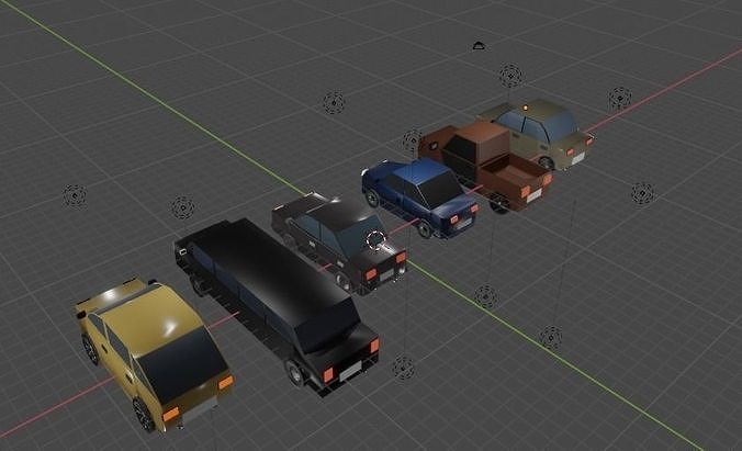 3D model Cars Asset VR / AR / low-poly | CGTrader