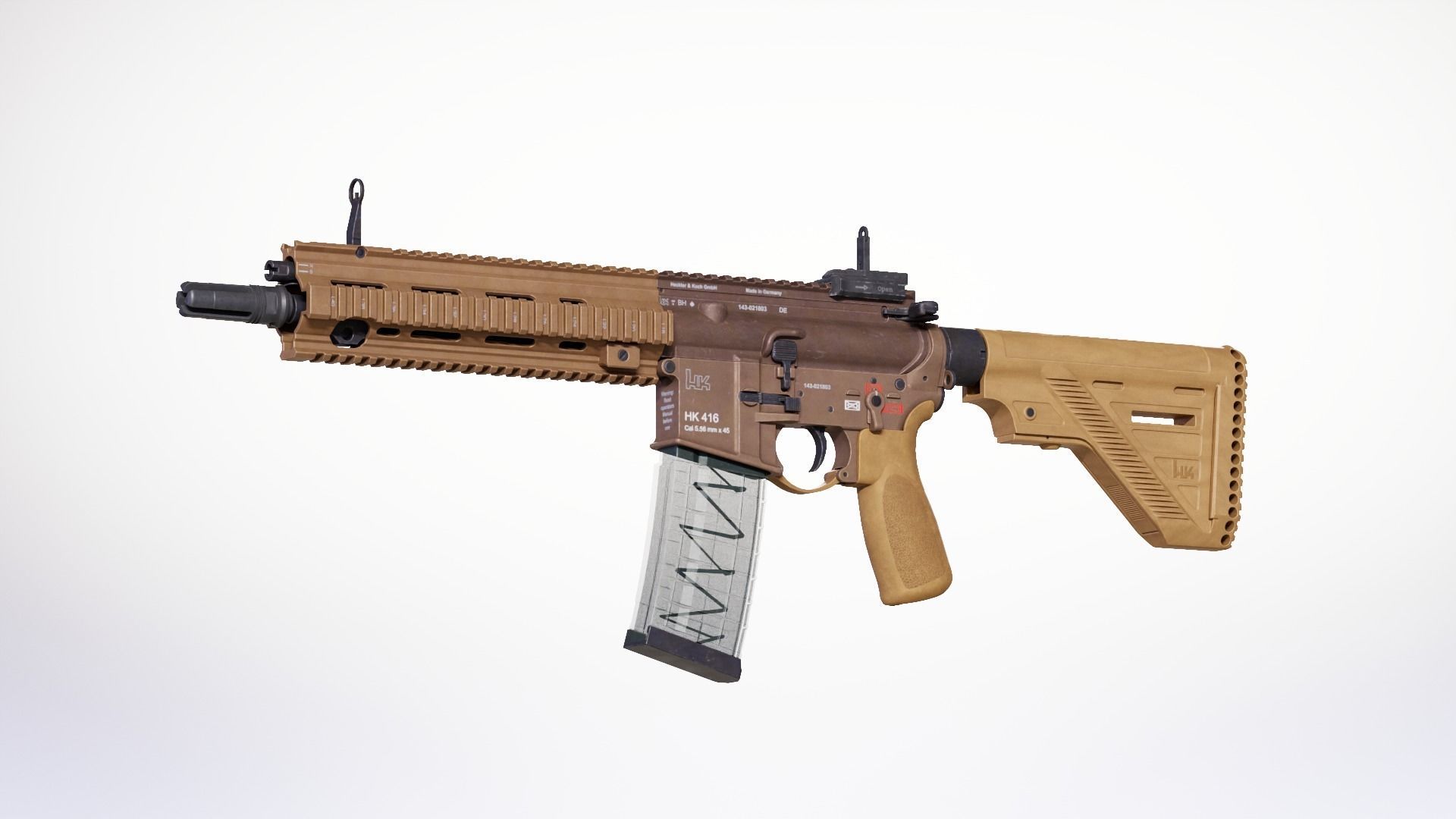 3D model HK 416A5 VR / AR / low-poly | CGTrader