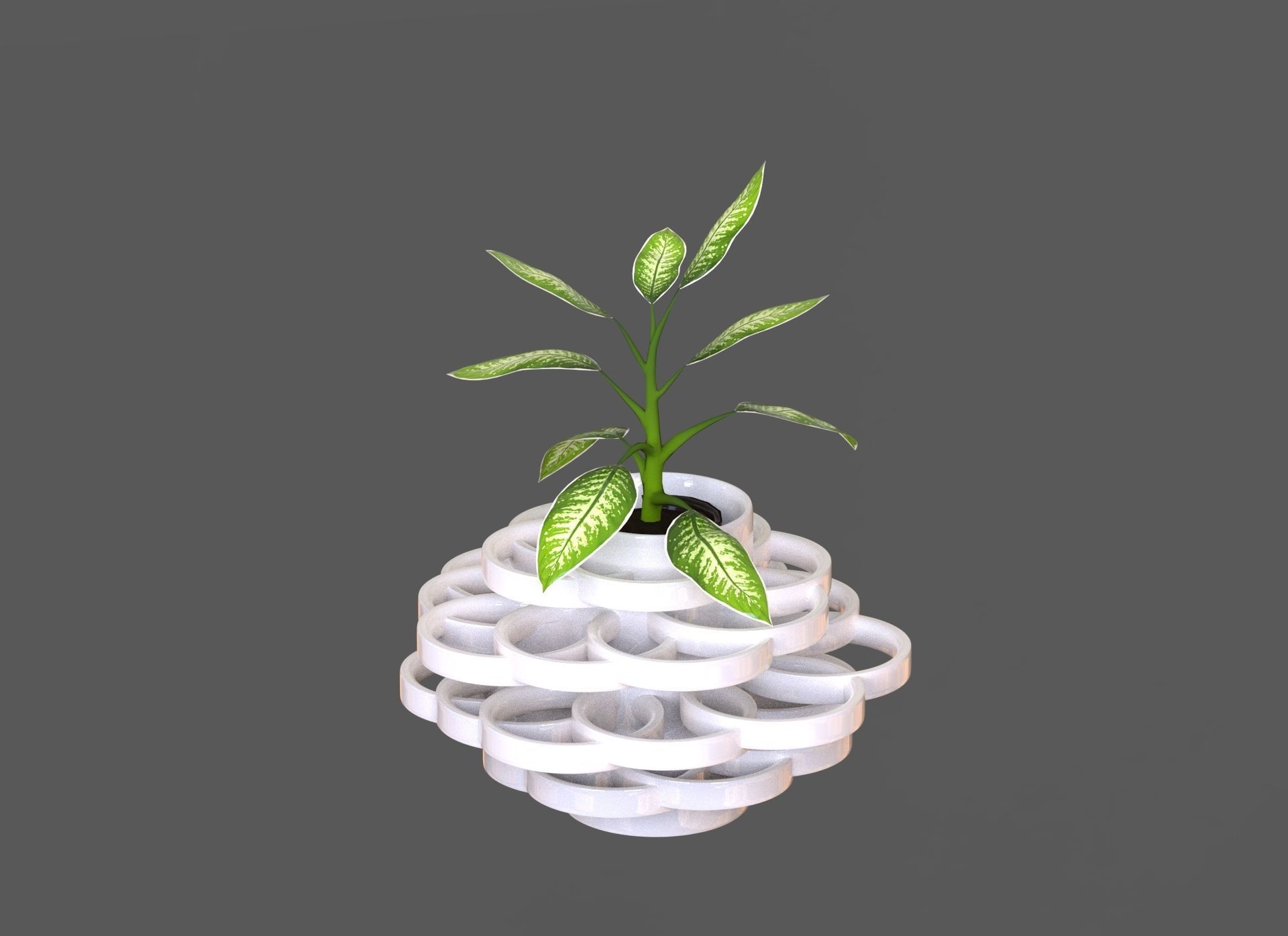 3D PRINT FLOWER POT 3D model 3D printable | CGTrader
