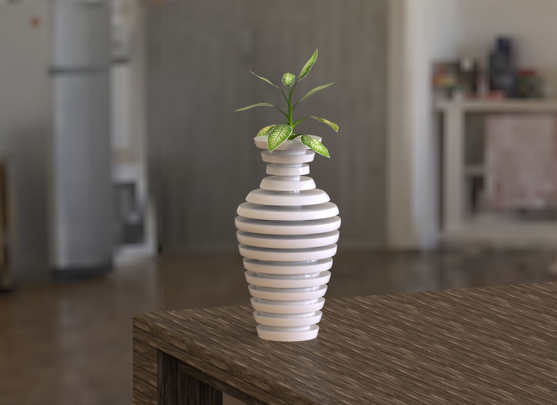 flower pot 3D model 3D printable | CGTrader