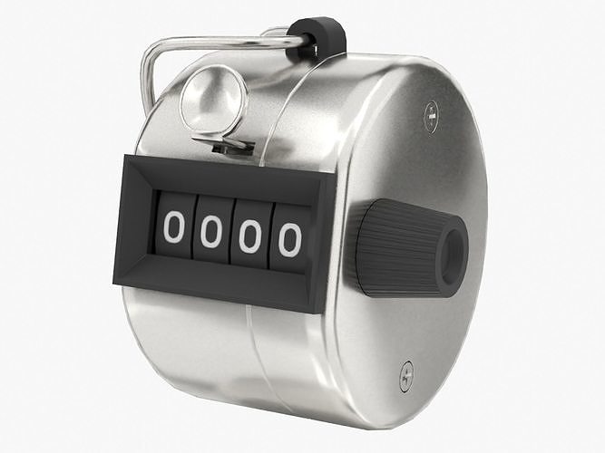 3D model Manual Counter VR / AR / low-poly | CGTrader