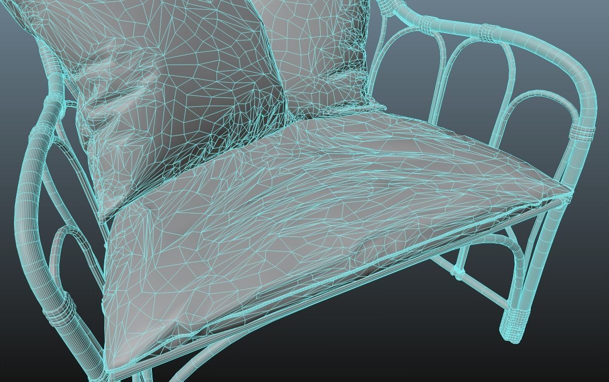 Weldon Rattan Chair 3D model | CGTrader