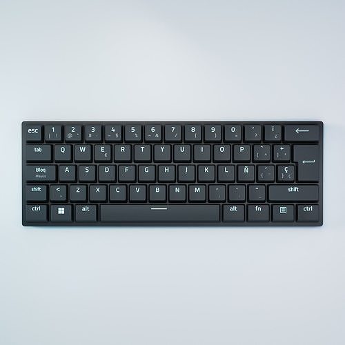 Razer Huntsman Mini Gaming Keyboard 3D model | CGTrader