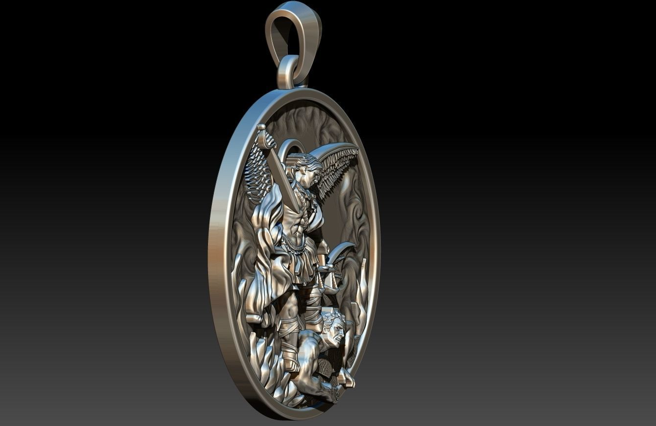 St Michael Archangel 3D model 3D printable | CGTrader