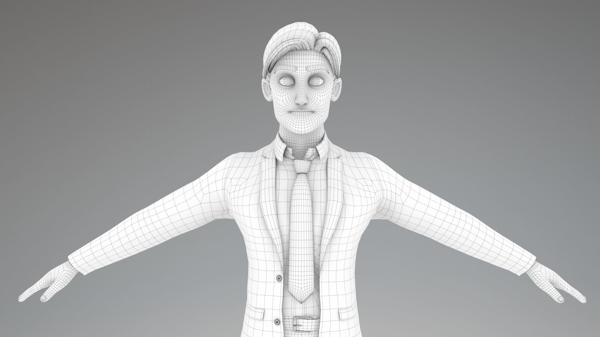 man cartoon 3D model rigged | CGTrader