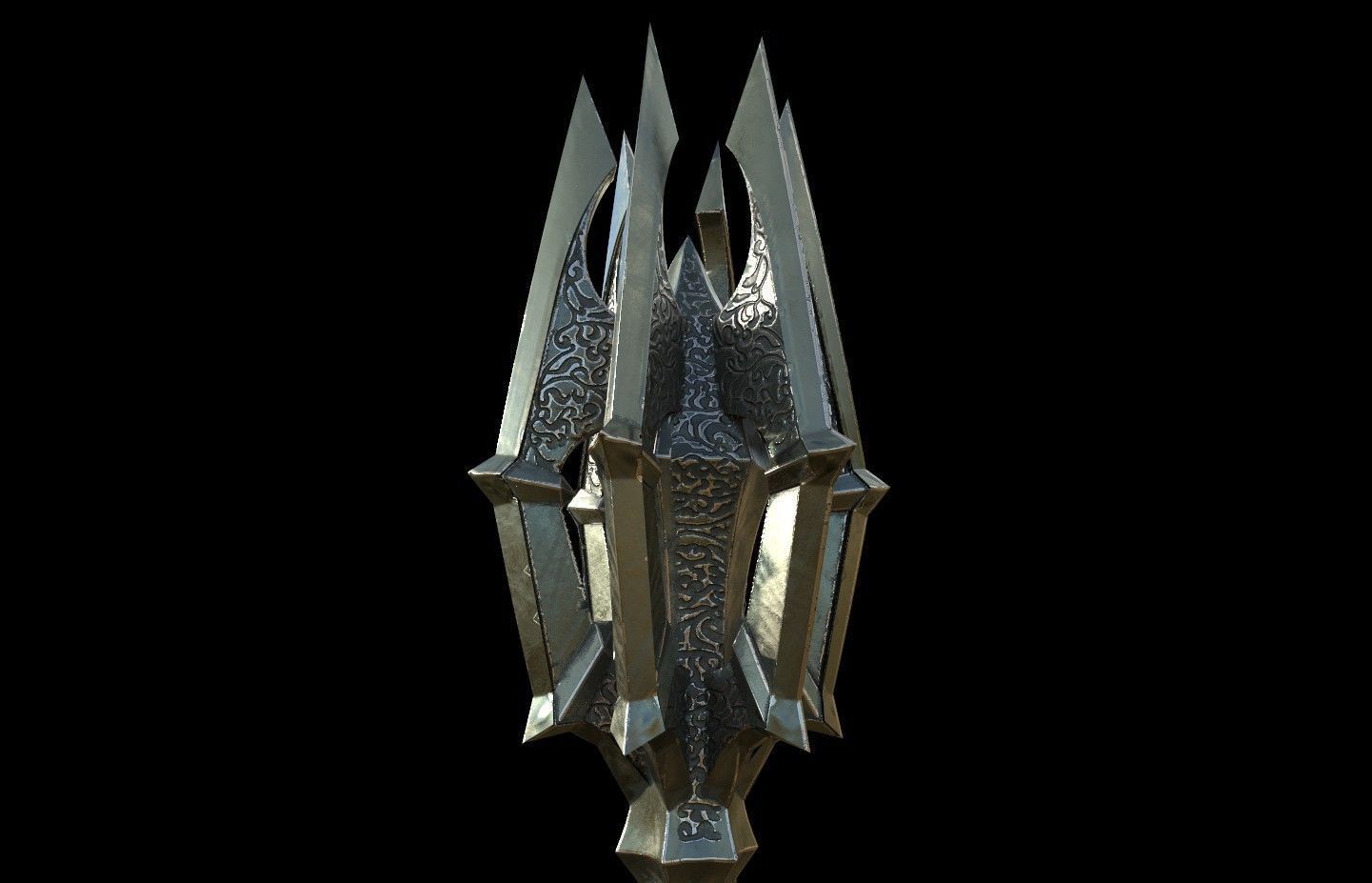 Sauron Mace lord of the rings 3D DIGITAL DOWNLOAD FILE 3D model 3D ...