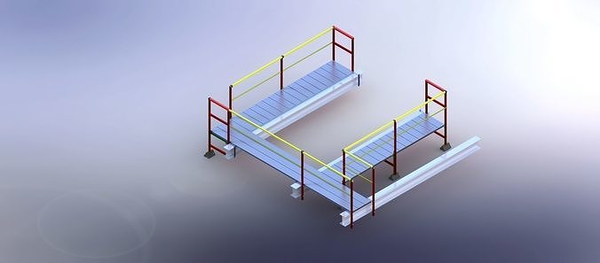 roof gangway 3D model | CGTrader
