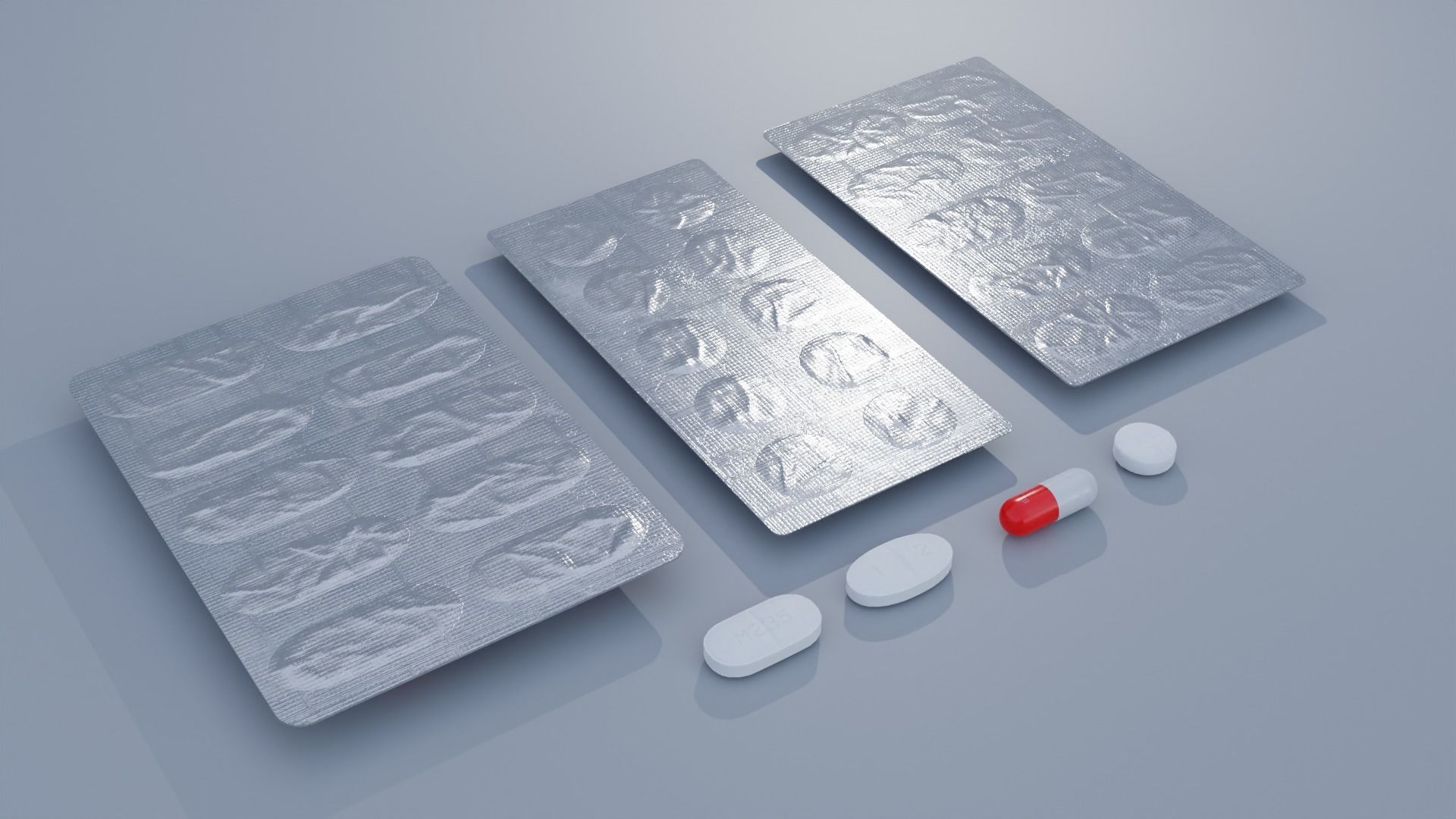 Pills and Blisters 4K and 2K Textures 3D model | CGTrader