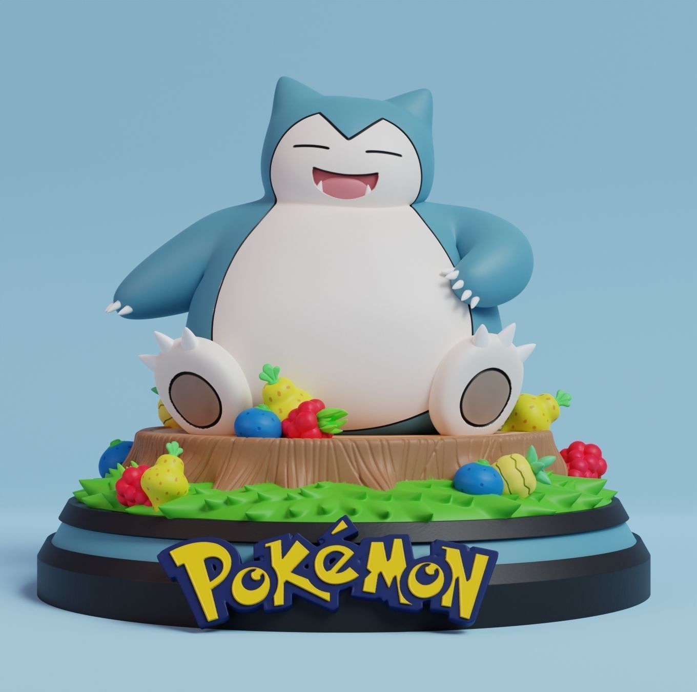 Pokemon - Snorlax Figure 3D model 3D printable | CGTrader
