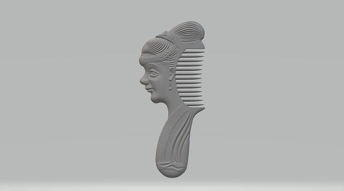 Beauty Comb 3D model 3D printable | CGTrader