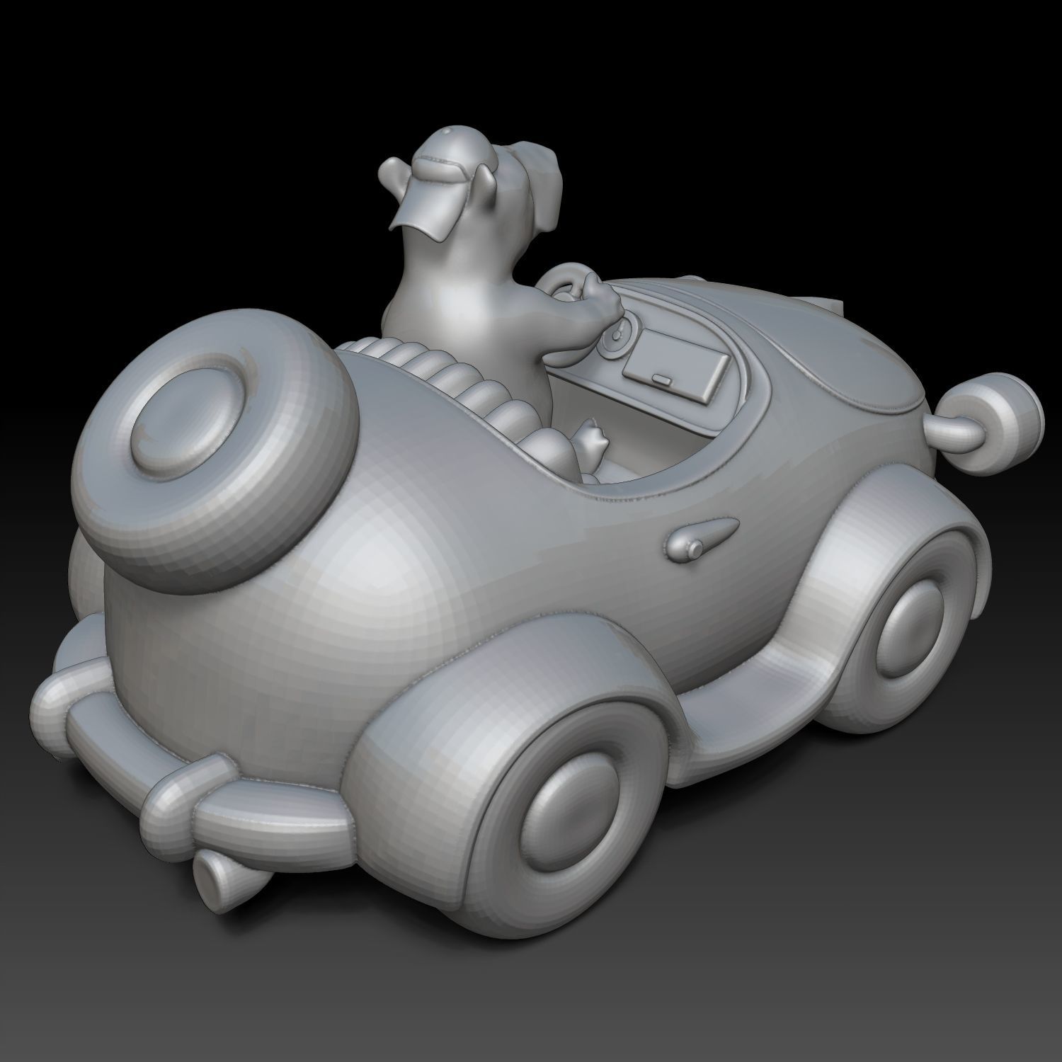 Capybara pulling up 3D model 3D printable | CGTrader