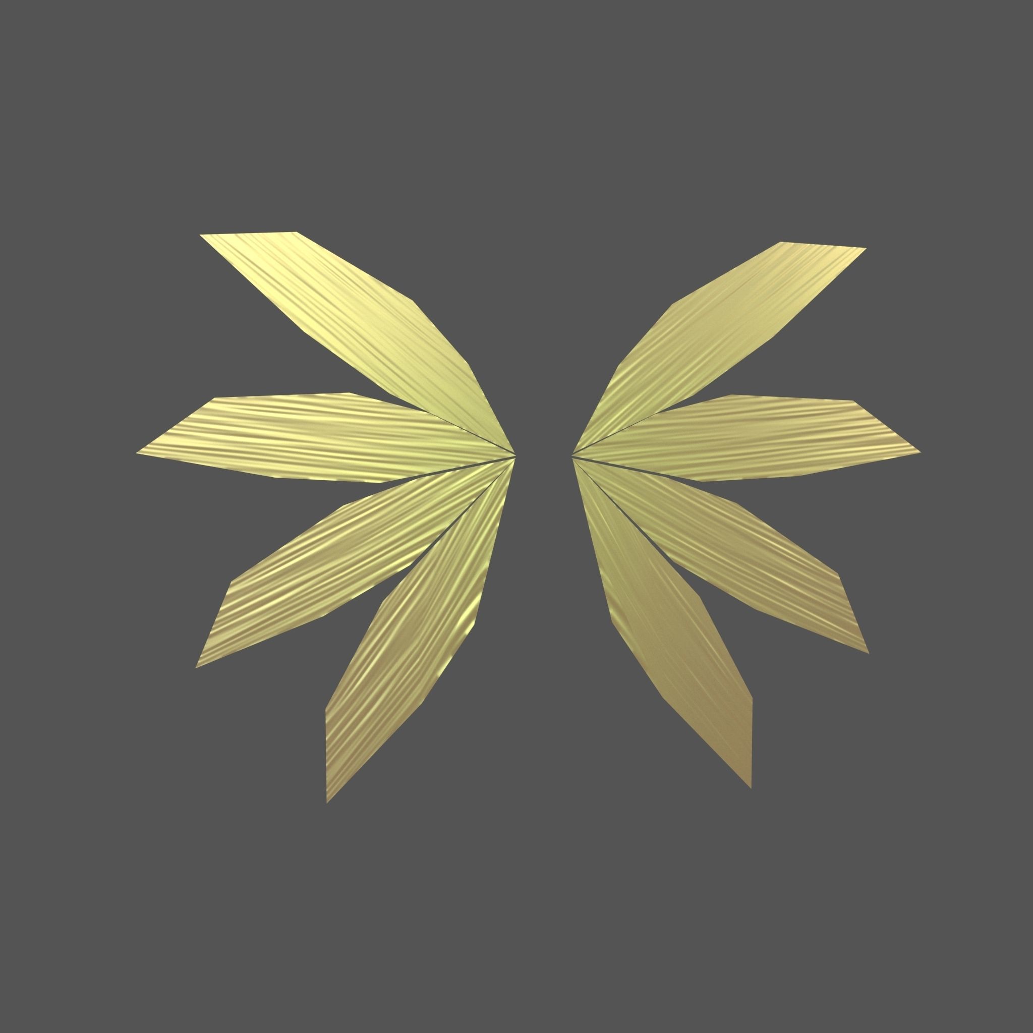 Low Poly Wings v3 009 free VR / AR / low-poly 3D model | CGTrader