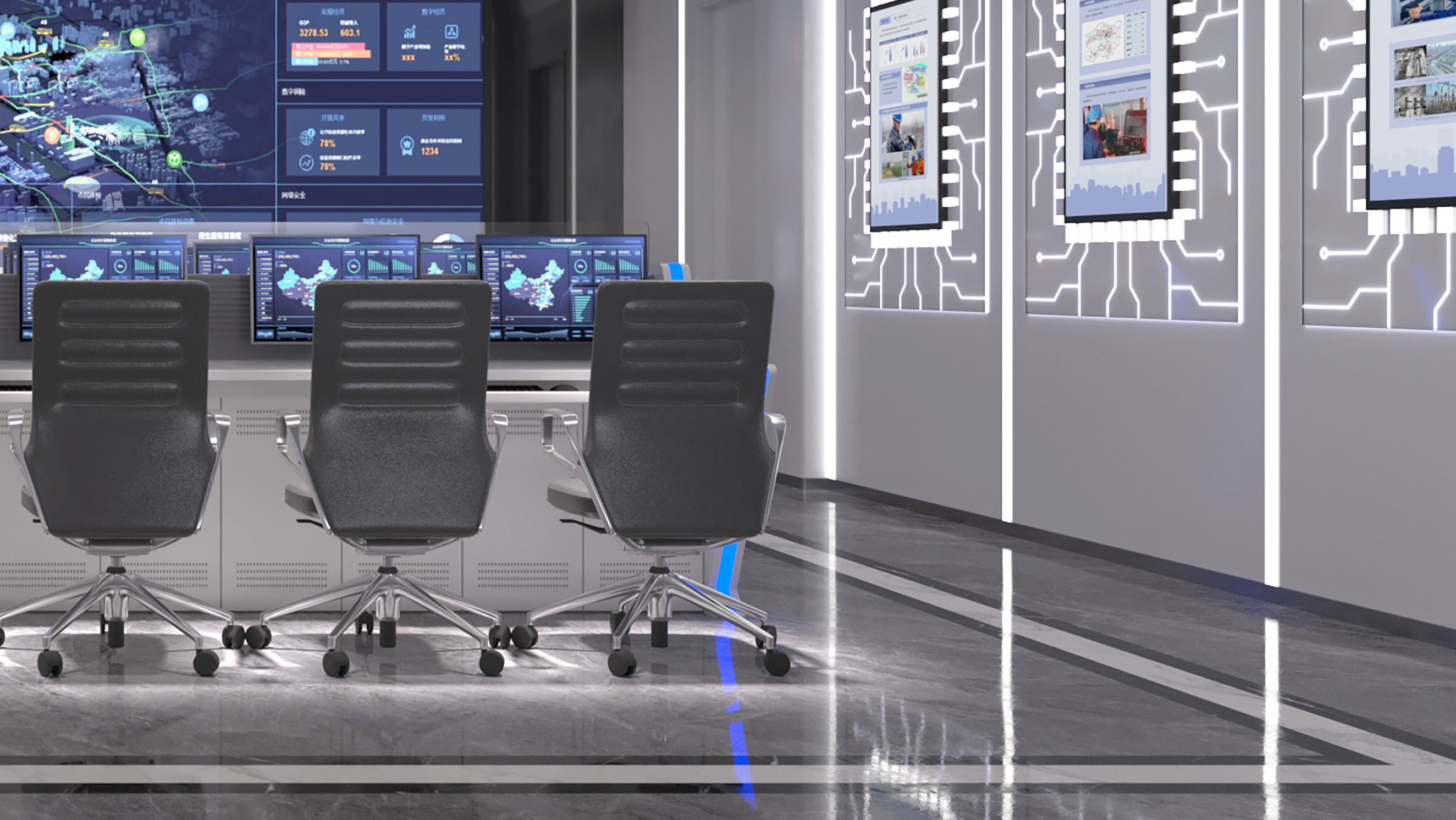 control room 3D model | CGTrader