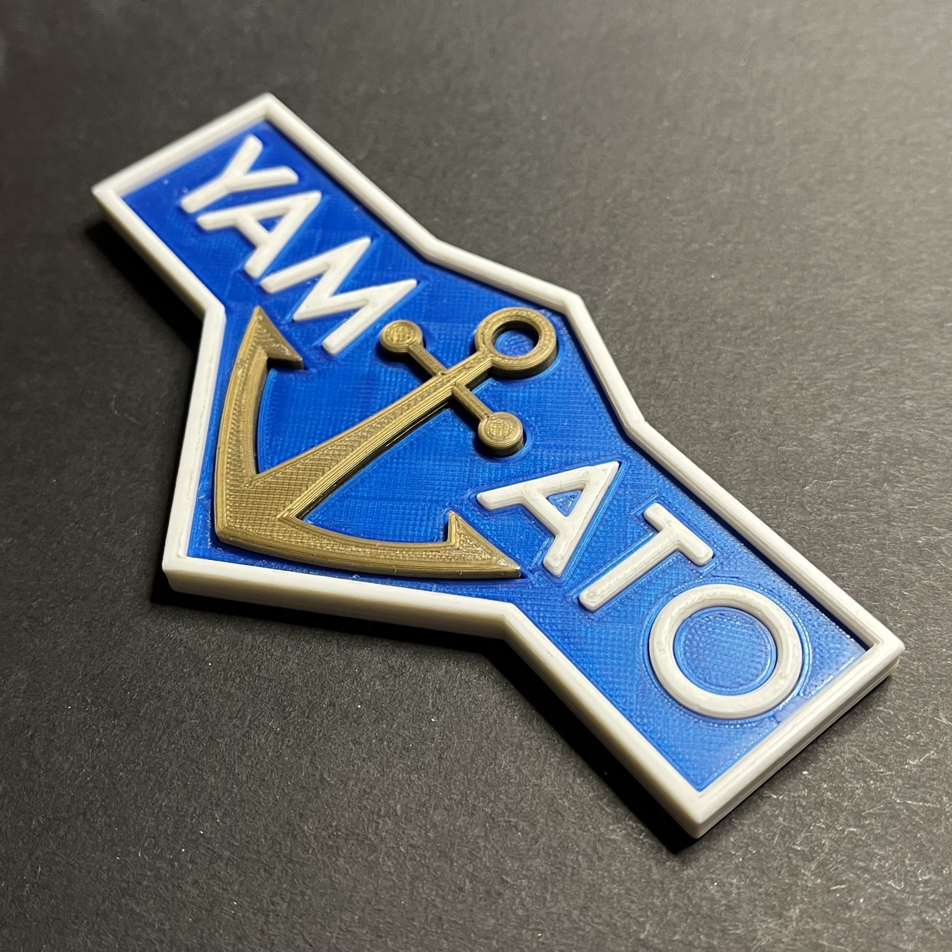 Space Battleship Yamato Cap Emblem Badge 3D model 3D printable | CGTrader