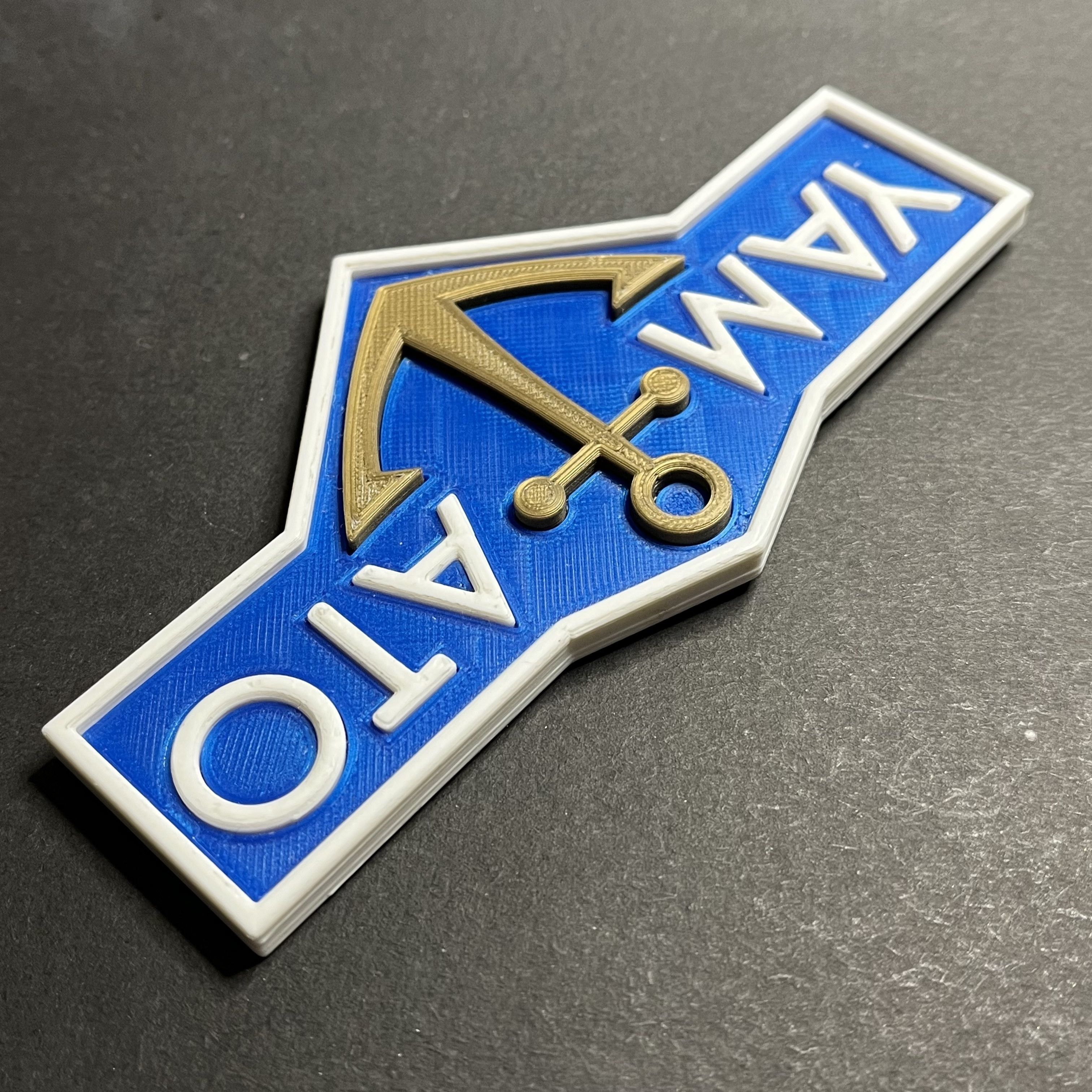 Space Battleship Yamato Cap Emblem Badge 3D model 3D printable | CGTrader