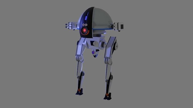 Combat Robot Model 3D model | CGTrader