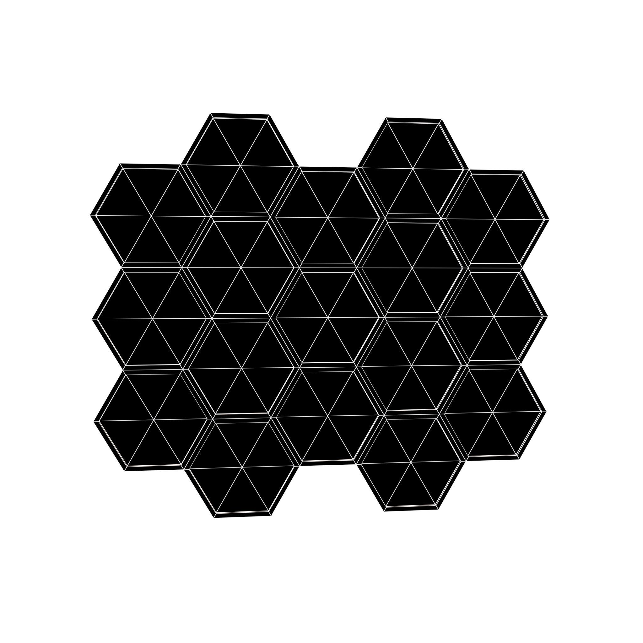 3D model Hexagon Solar Panel v1 002 VR / AR / low-poly | CGTrader