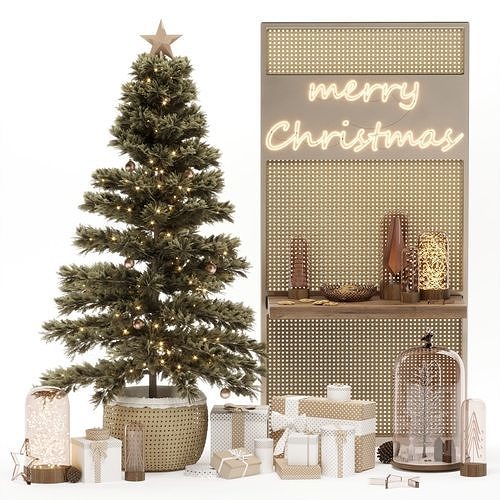 Christmas set 03 3D model | CGTrader