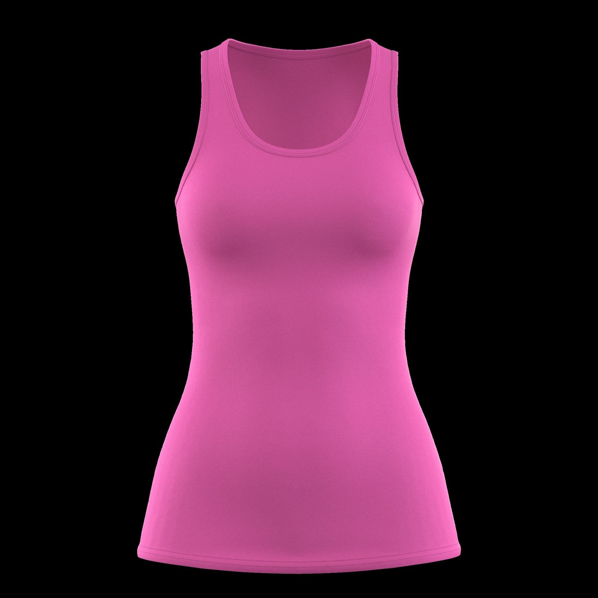 Women Sport Top Women Workout Tank Top 3D model | CGTrader