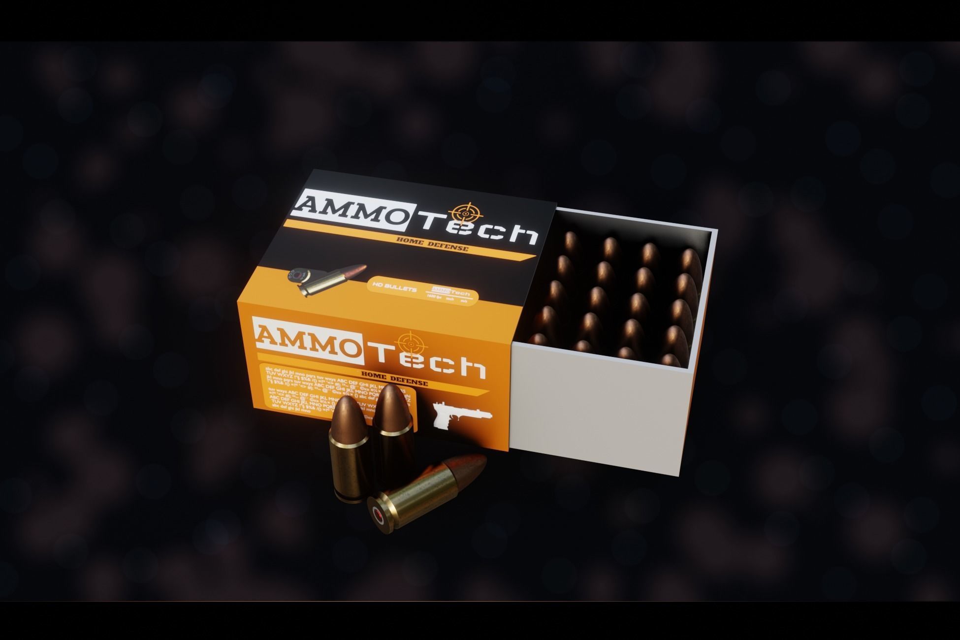 NZ 9mm Ammo free VR / AR / low-poly 3D model | CGTrader