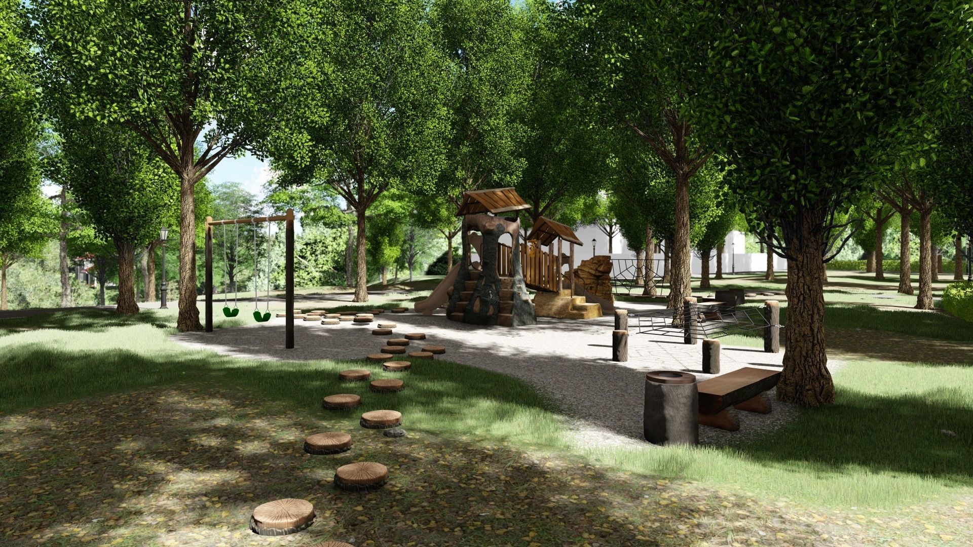 3D model of the city park 3D model | CGTrader