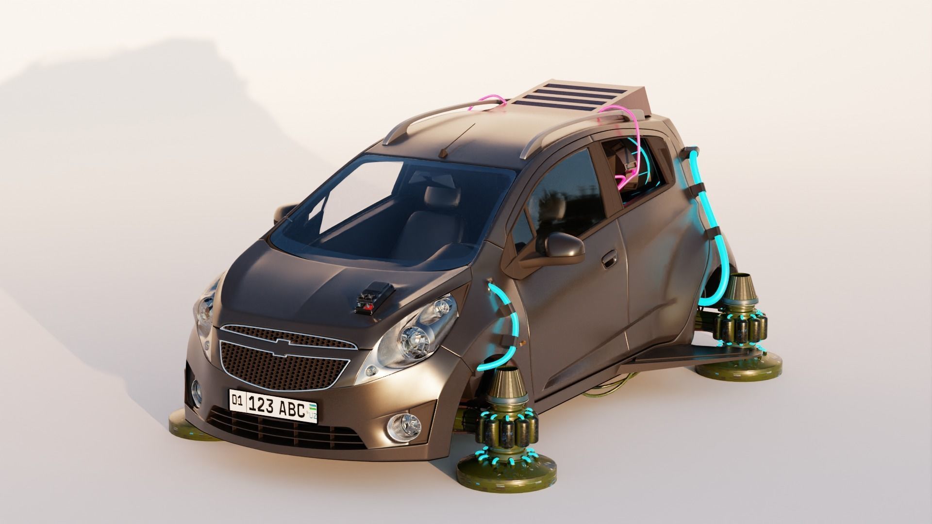 chevrolet spark cinematic 3D model | CGTrader