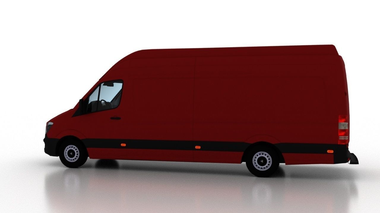 Mercedes Benz Sprinter L4H3 2015 Cargo EU 3D model | CGTrader