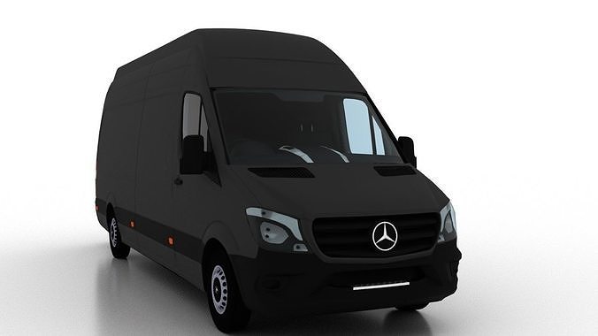 Mercedes Benz Sprinter L3H3 2015 Cargo UK 3D model | CGTrader