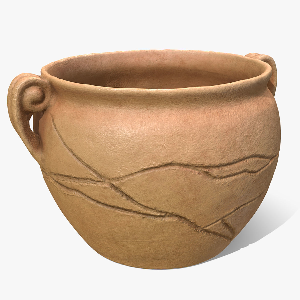 3D model Clay Pot 01 - Optimized Scan VR / AR / low-poly | CGTrader
