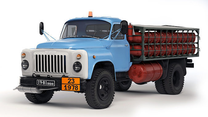 GAZ 53 GTK-40 1974 3D model | CGTrader