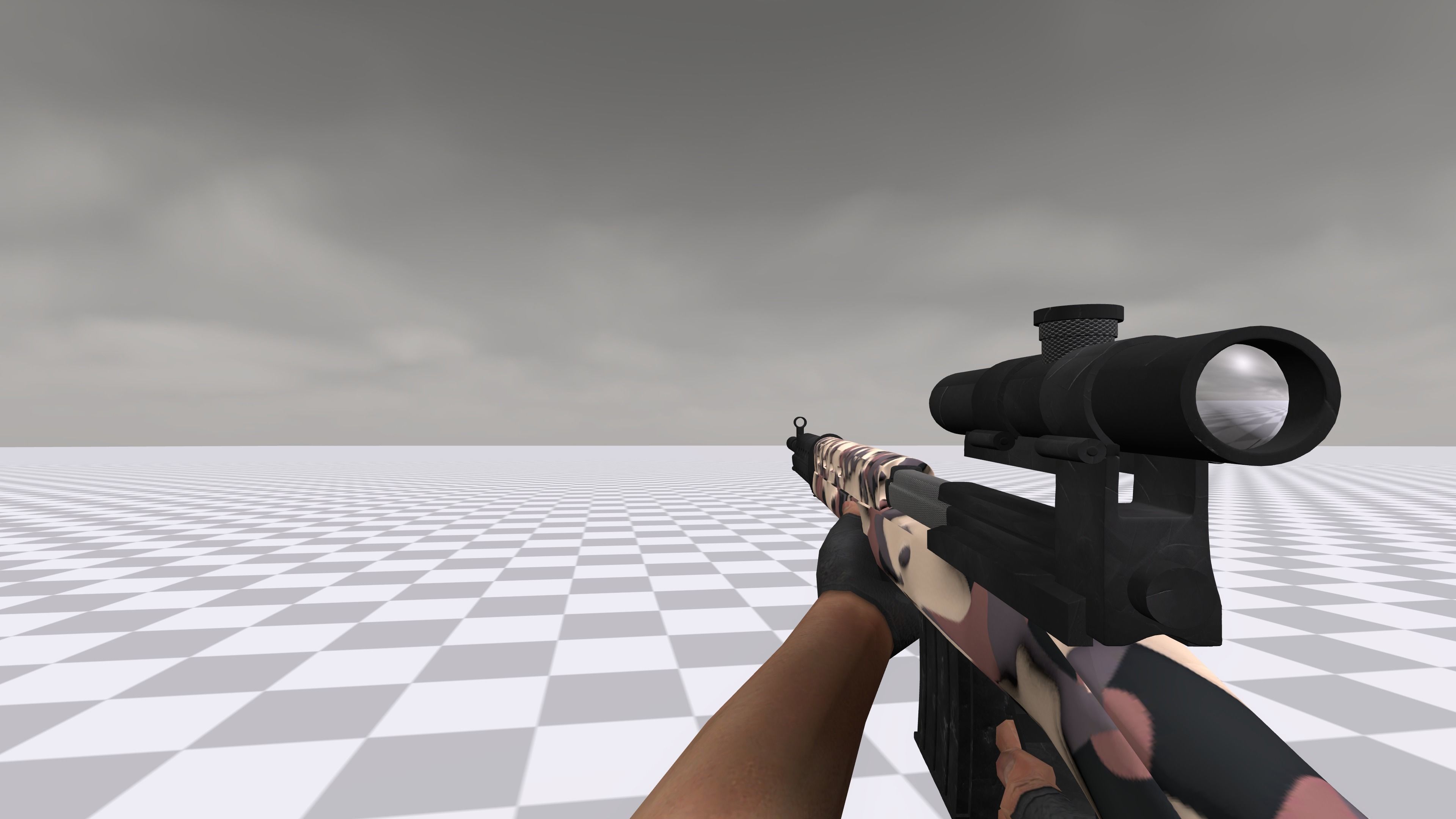 3D model SVT- 40 Sniper Rifle VR / AR / low-poly | CGTrader