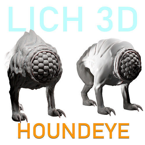 Houndeye - HALF-LIFE - STL 3D model 3D printable | CGTrader