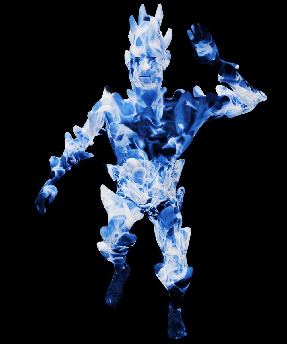 Fire Ghost Collection VR / AR / low-poly | CGTrader