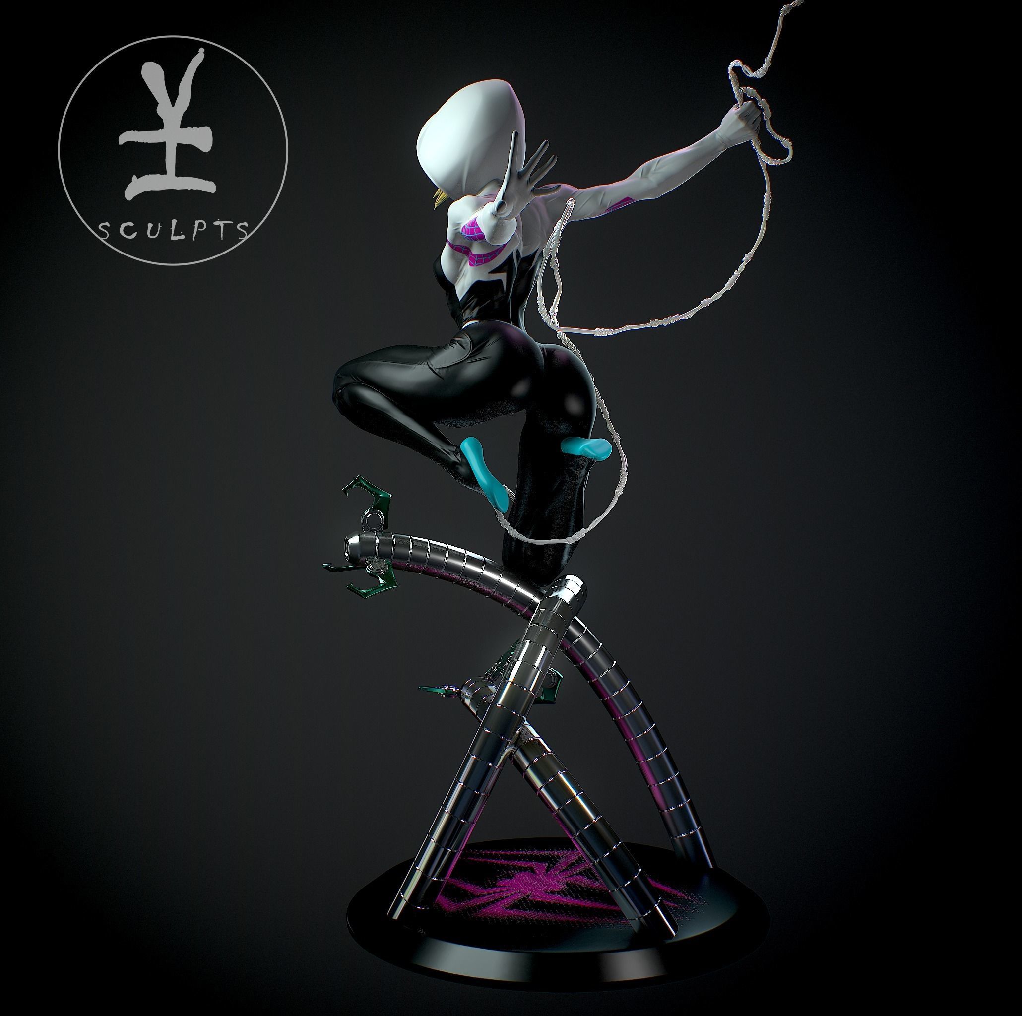 Spider Gwen With Nsfw 3d Model 3d Printable Cgtrader