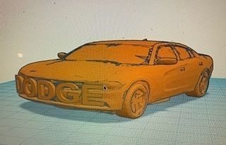 Dodge Charger Key Fob Cover 3D model 3D printable | CGTrader