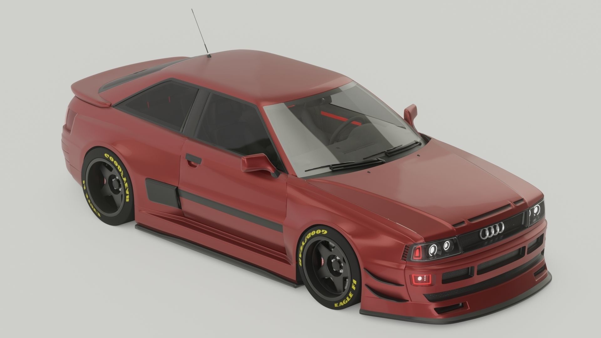Audi A2 Widebody Kit 3D model | CGTrader